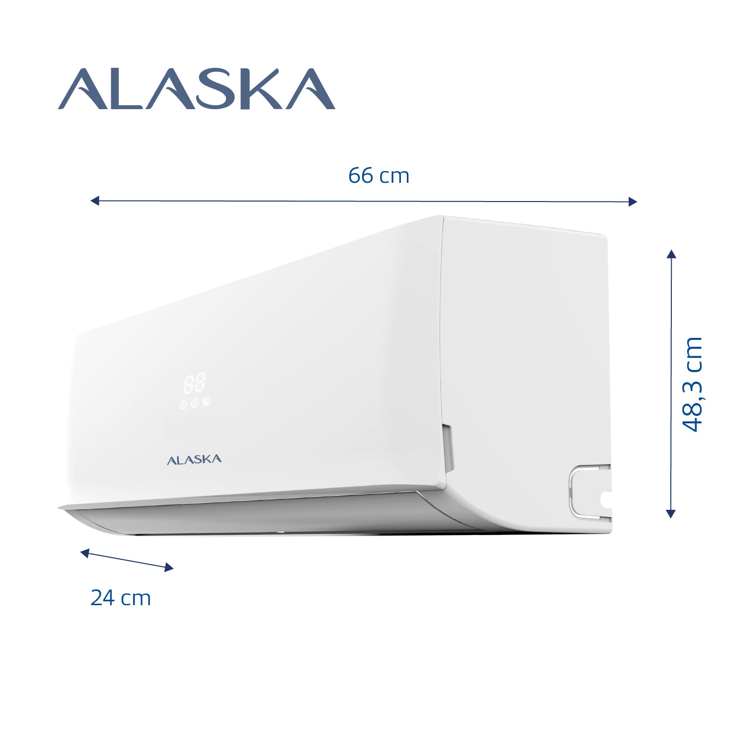 Aire Split ALASKA AS26WCAU 2600 Watts 2300 Frigorias Frio Calor - D ...